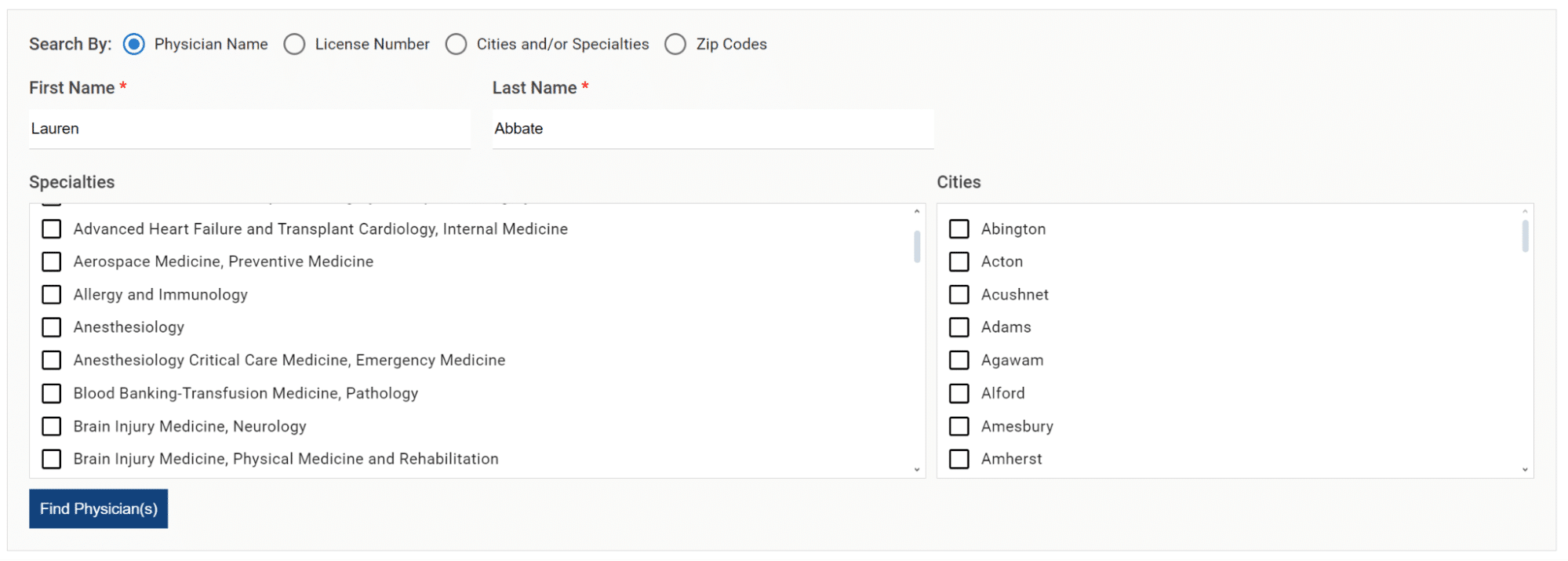How to Use the MA Medical License Verification Tool | Physicians Thrive
