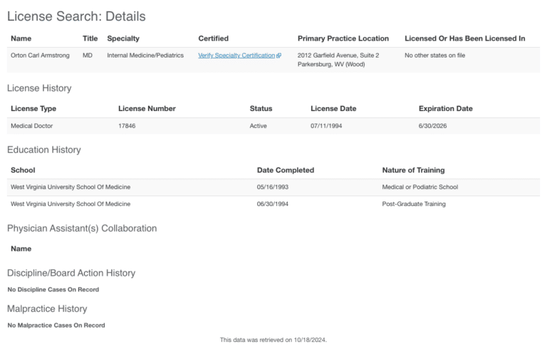 How to Perform WV MD License Verification | Physicians Thrive